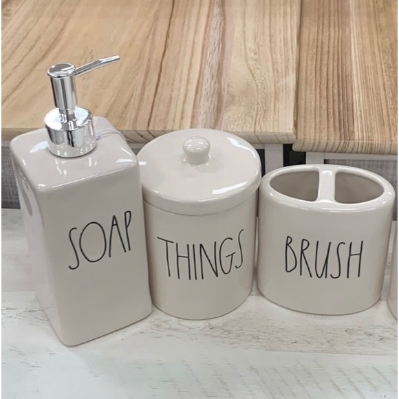 Rae Dunn | Bath | Rae Dunn Bathroom Set | Poshmark